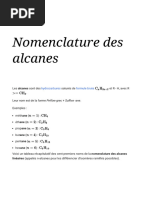 Liste Des Alcanes | PDF | Alcane | Hydrocarbures