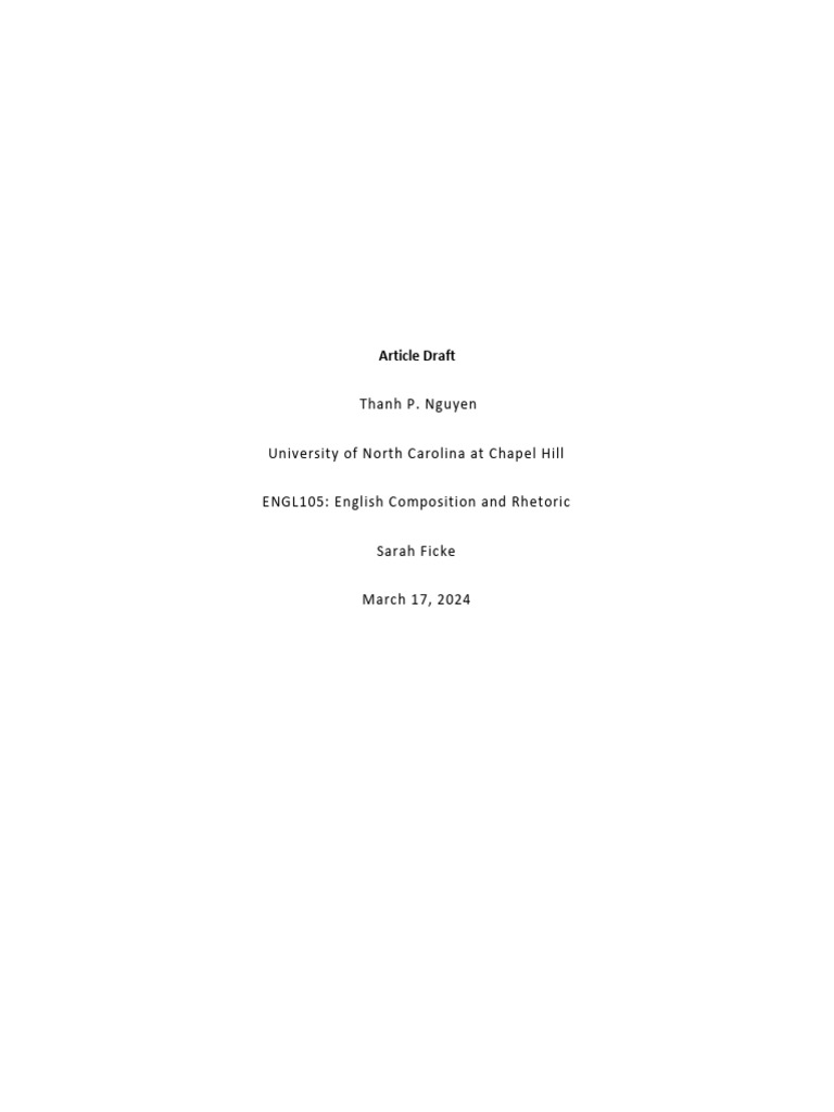 Article Draft | PDF | Artificial Intelligence | Intelligence (AI) & Semantics