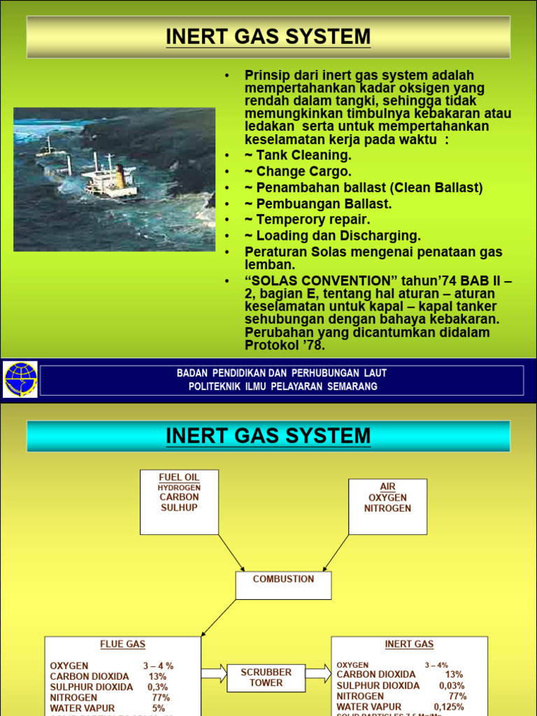 Prinsip Kerja Inert Gas System Di Kapal Tankers | PDF