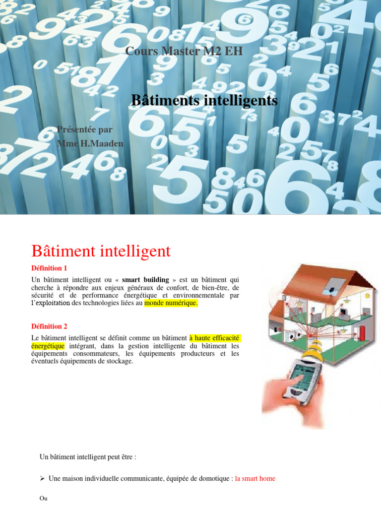 Définition des Bâtiments Intelligents | PDF | Grille intelligente ...