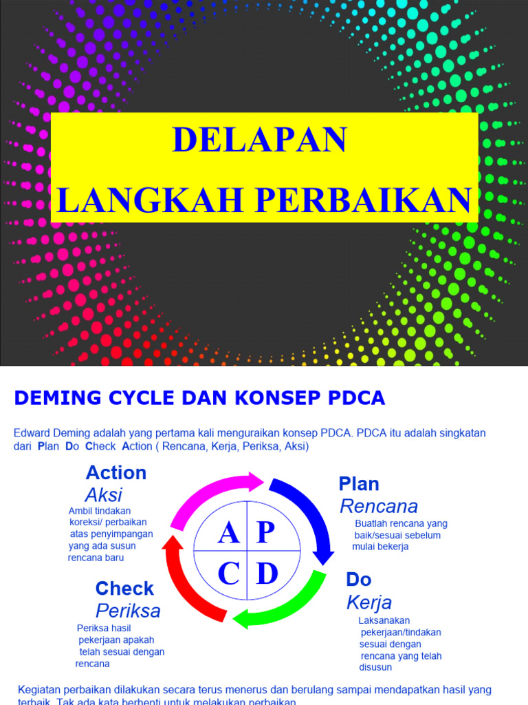 8 Langkah Perbaikan | PDF