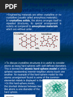 Crystal Structures - SC, BCC, FCC and HCP | PDF | Crystal Structure | Crystallography