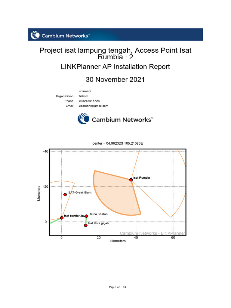 Access - Point - Isat Rumbia - 2 - Installation - Report | PDF ...