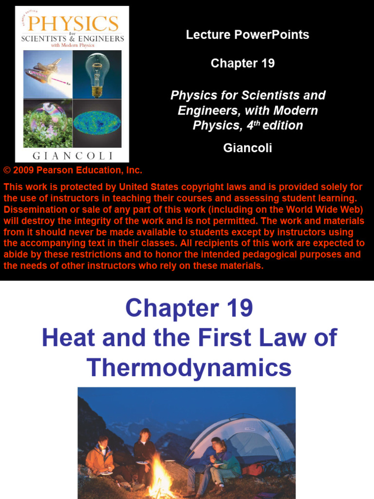 Heat and First Law of Thermodynamics | PDF | Heat | Gases