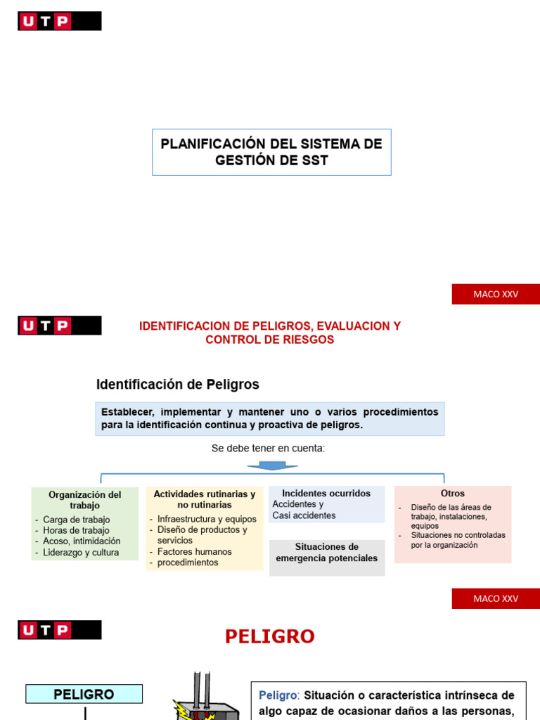 Planificación SG SST | PDF | Riesgo | Factores humanos y ergonomía