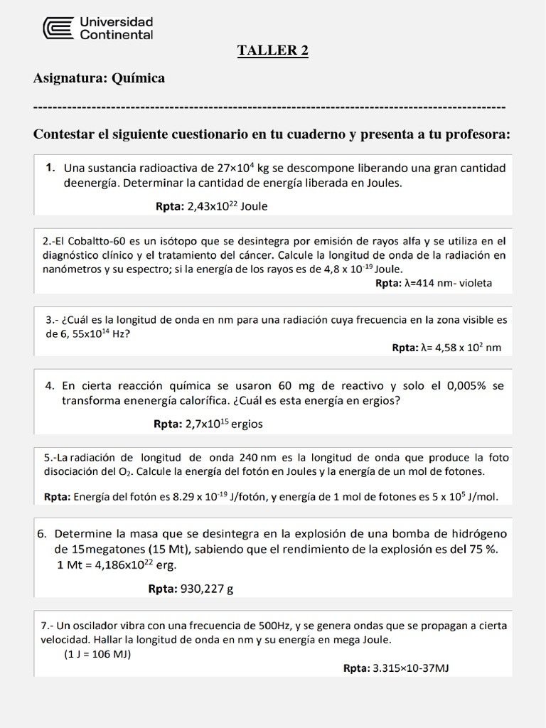 Taller 2 | PDF