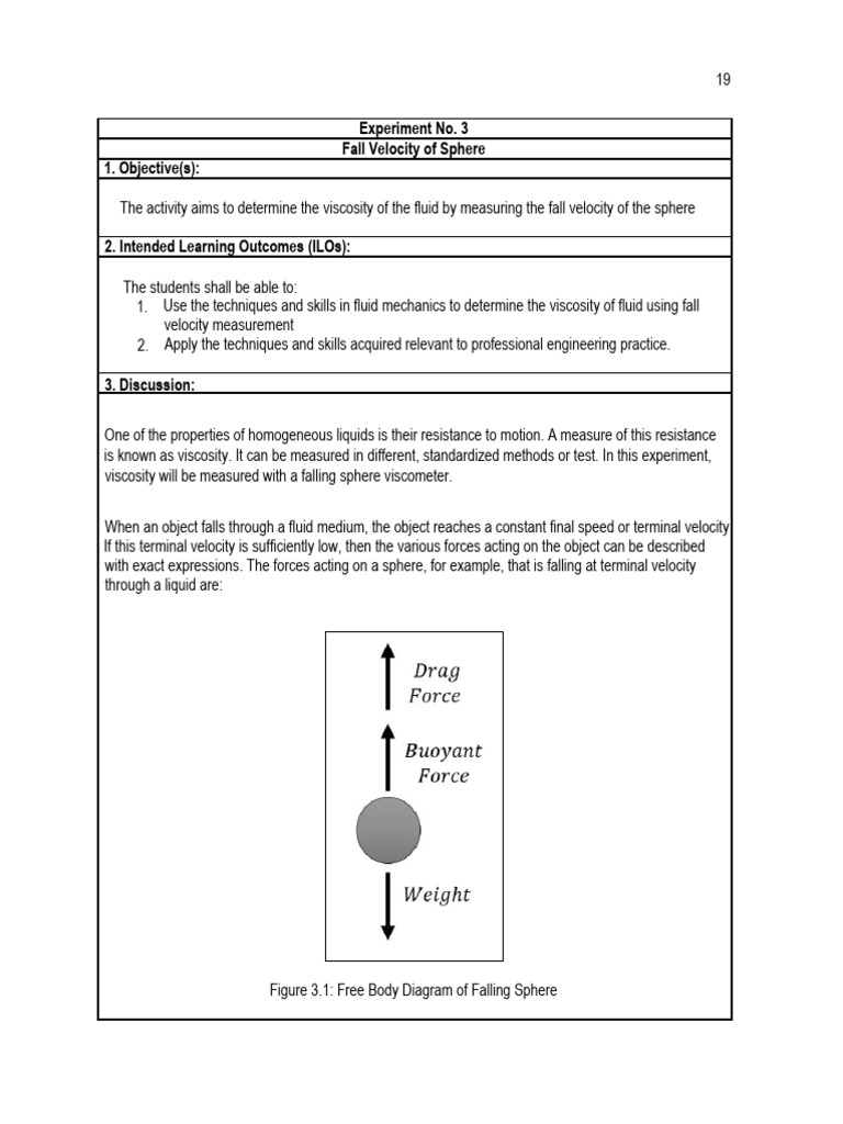 Exp 3 | PDF | Force | Drag (Physics)