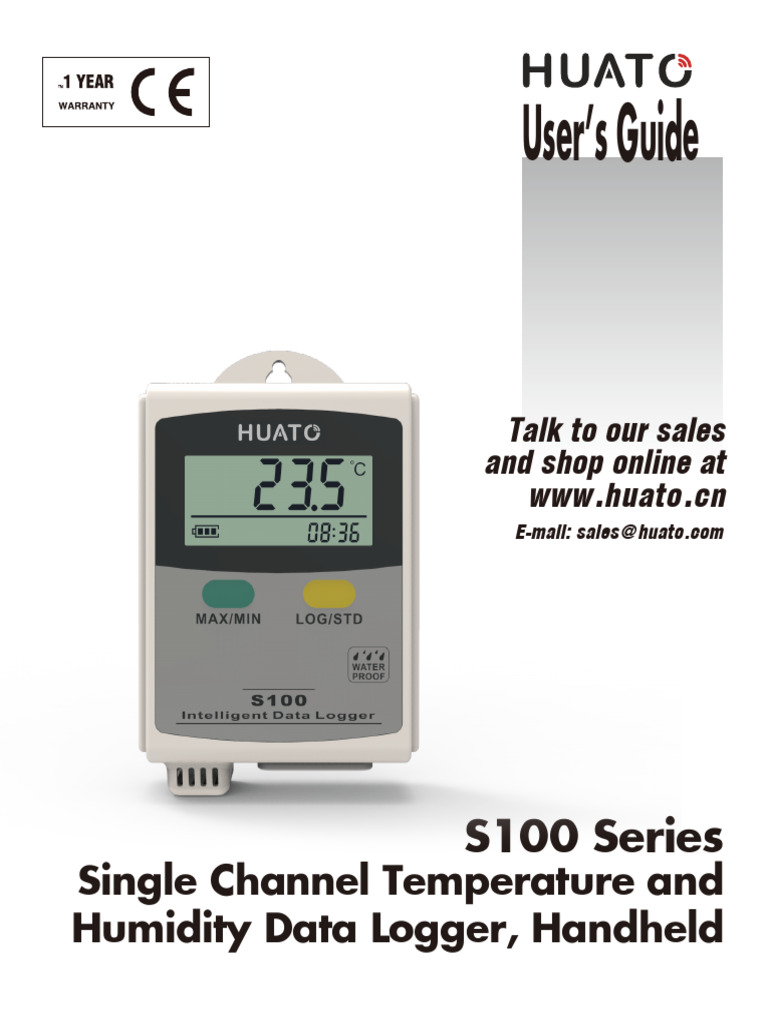 S100 Series Data Logger User Guide | PDF | Device Driver | 64 Bit Computing