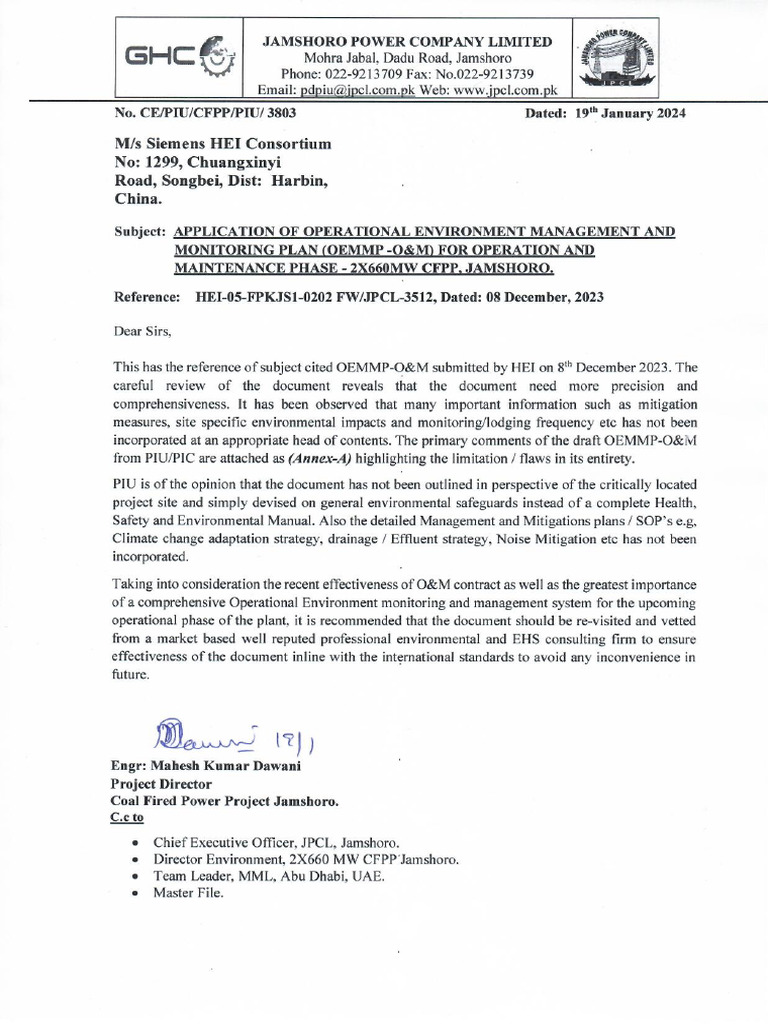 Letter 3803 (EMMP) | PDF