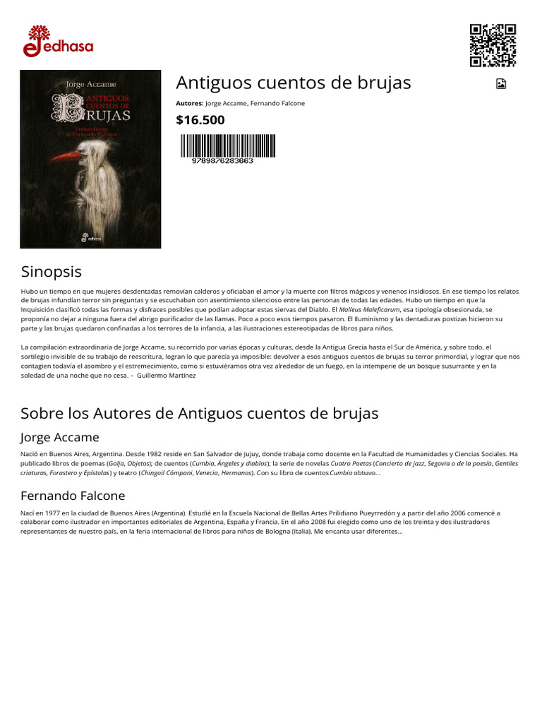 Antiguos Cuentos de Brujas Edhasa | PDF