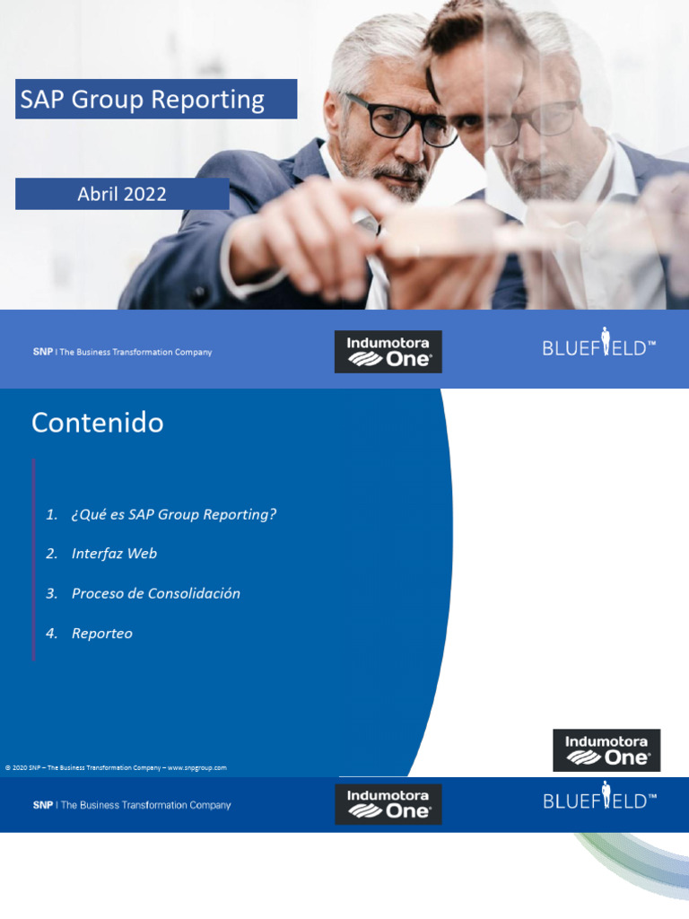 Capacitación - SAP Group Reporting | PDF | Contabilidad | Información
