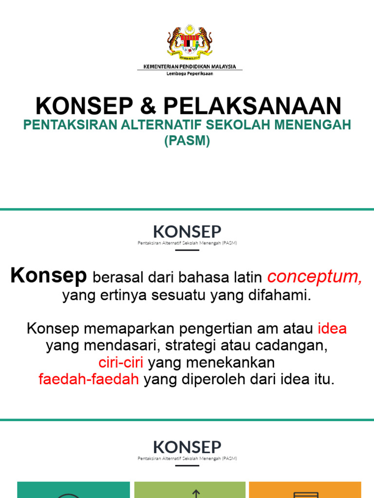 KONSEP DAN PELAKSANAAN PASM (LATIHAN PENTAKSIR) Edaran | PDF