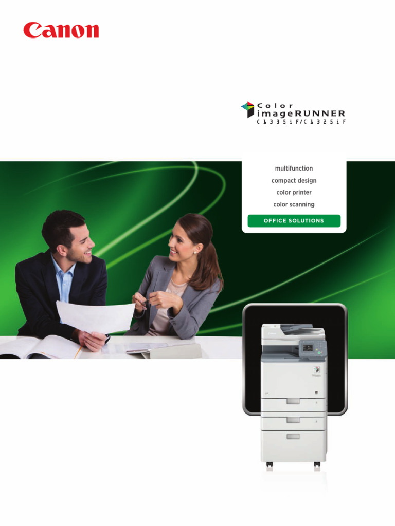 Canon Color imageRUNNER Brochure | PDF | Image Scanner | Ios