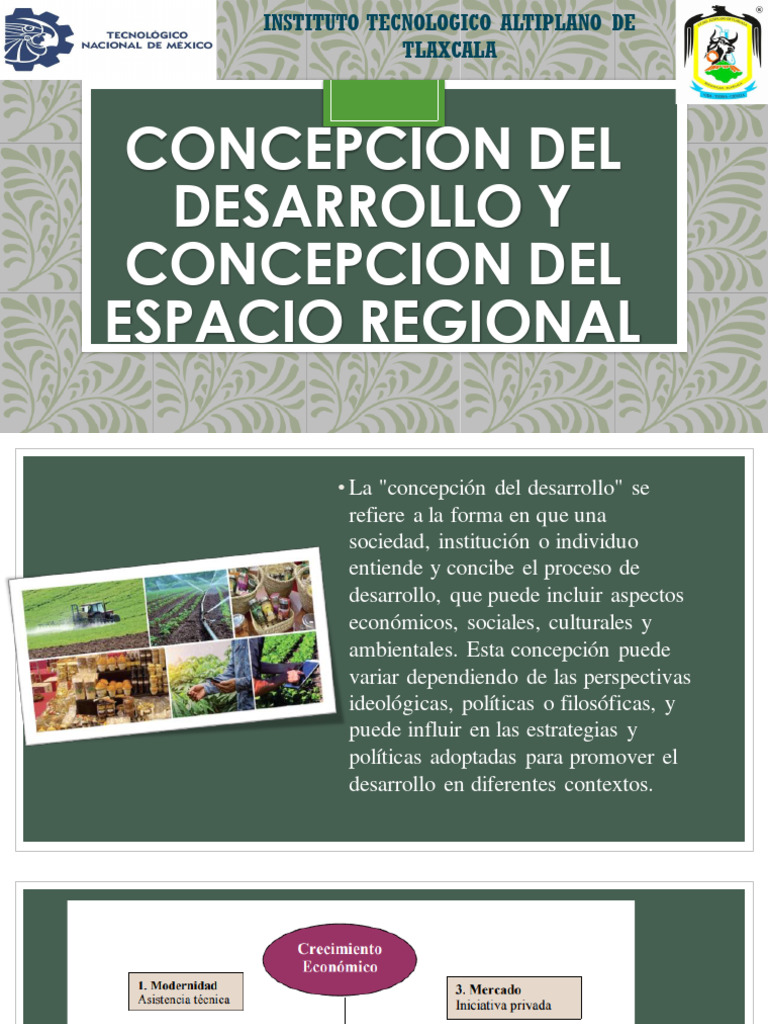 Concepcion Del Desarrollo y Concepcion Del Espacio Regional | PDF | Geografía | Sociedad