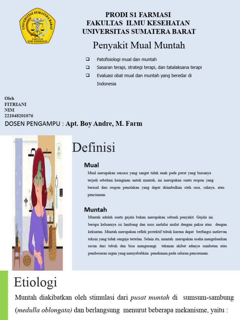 Tatalaksana Mual Muntah dalam Medis | PDF