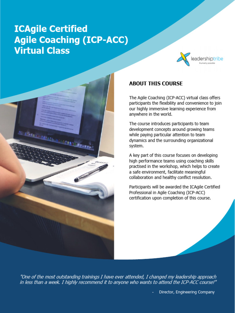 ICP-ACC Virtual Class - Brochure v1.2 | Download Free PDF | Learning ...
