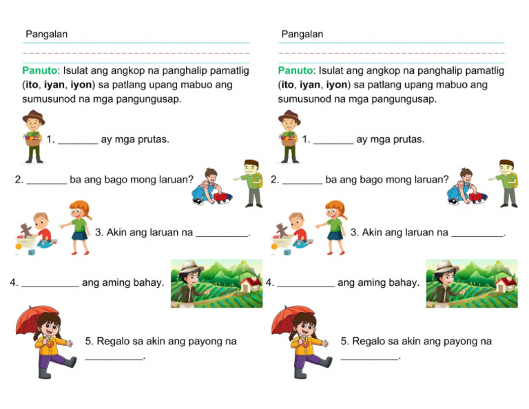 Ito, Iyan, Iyon | PDF