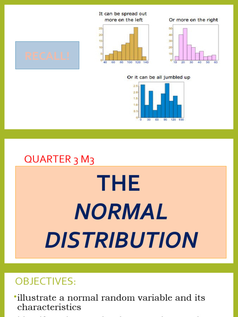 Understanding Normal Distribution Concepts | PDF