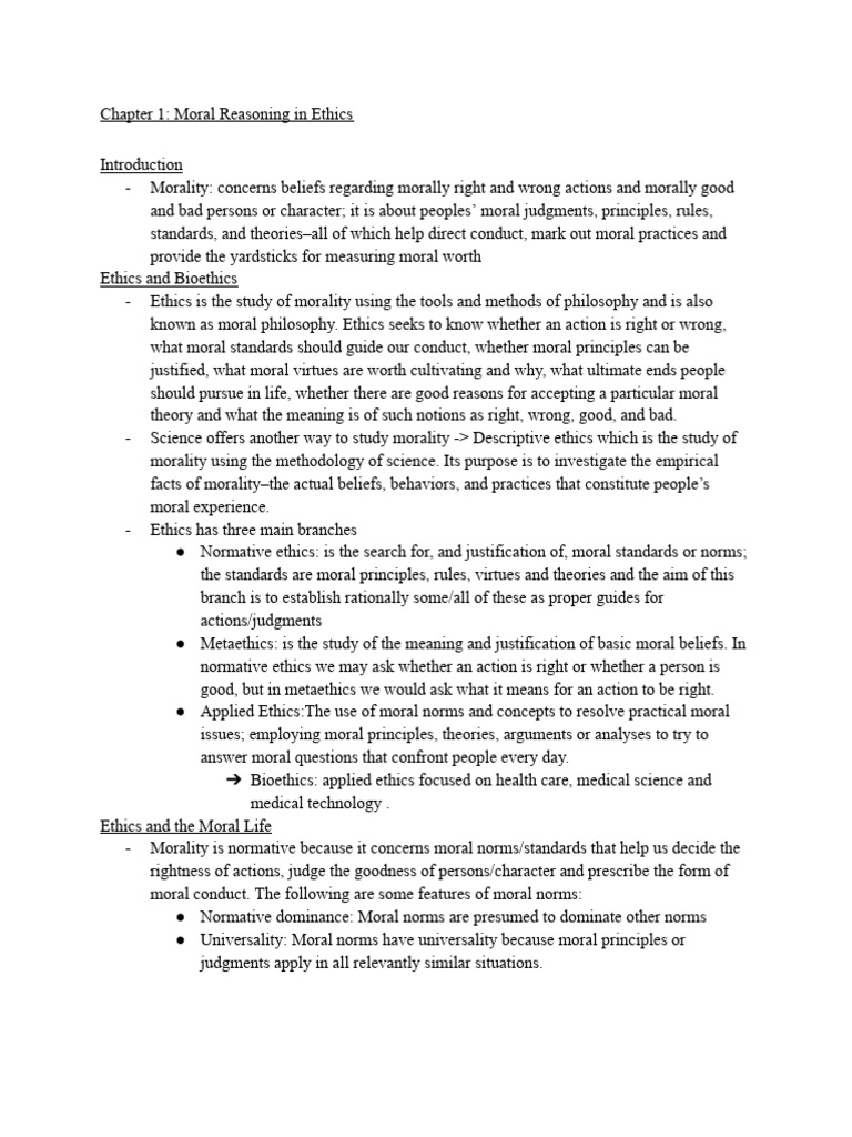 Midterm 1 Condensed Notes | PDF | Argument | Morality Midterm 1 Condensed Notes | PDF | Argument | Morality