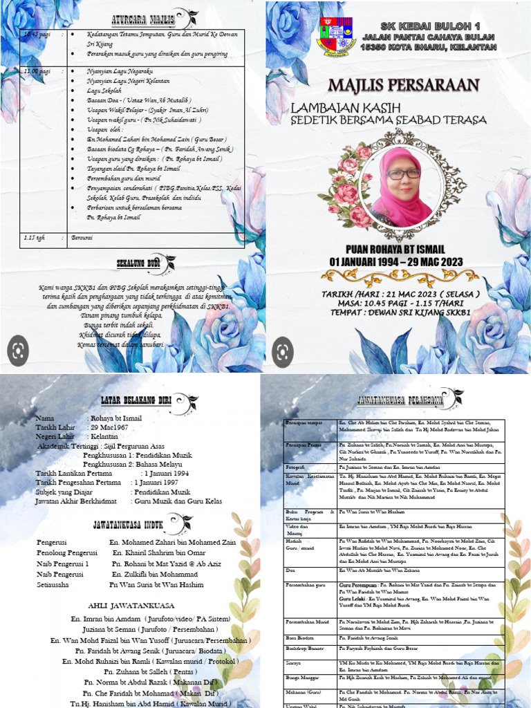 Buku Program Persaraan CG Rohaya 2023 | PDF