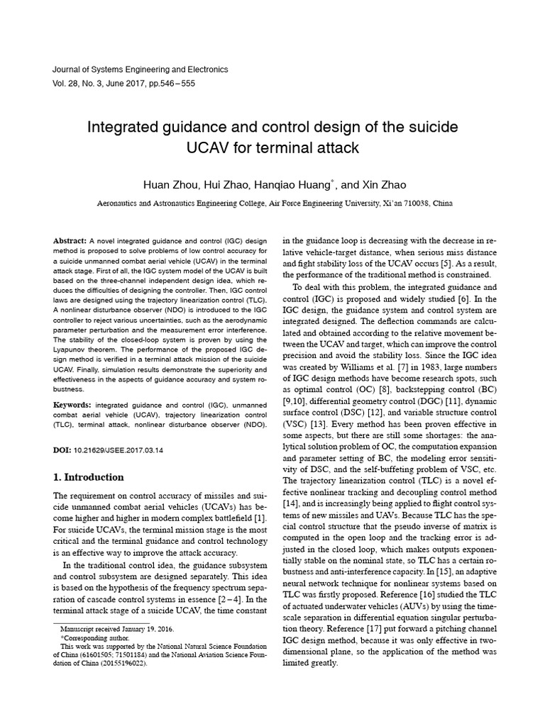IGC - UCAV For Terminal Attack | PDF