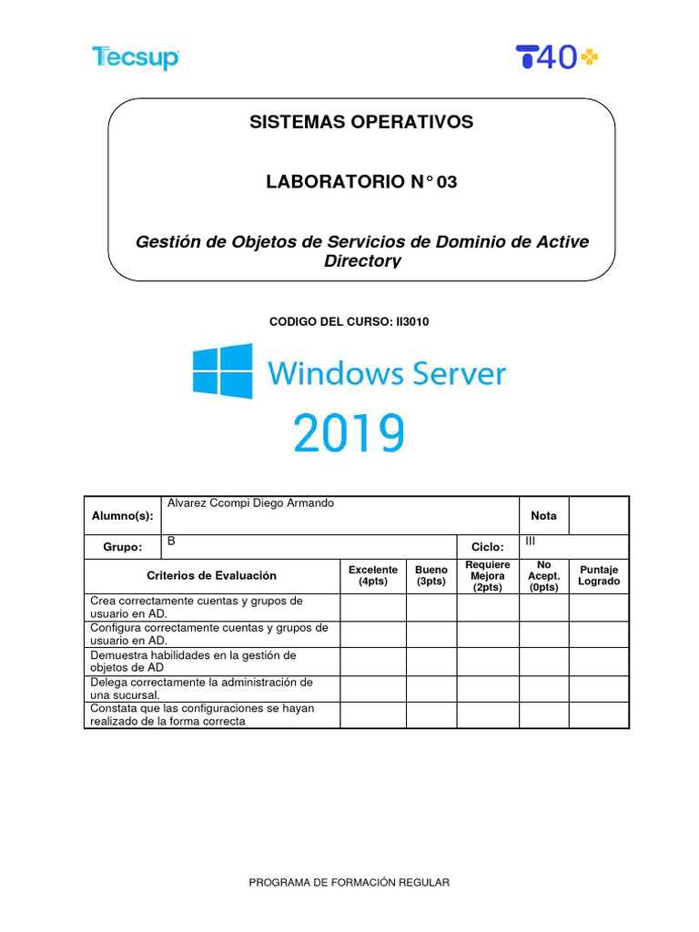 1 Alvarez Diego Lab013 Tema3 | Descargar gratis PDF | Usuario (informática) | Contraseña