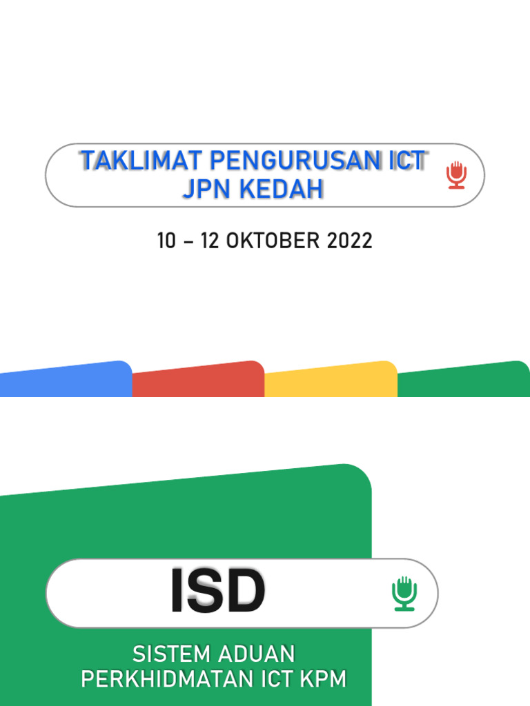 Taklimat Pengurusan Ict - Interim & Isd | PDF