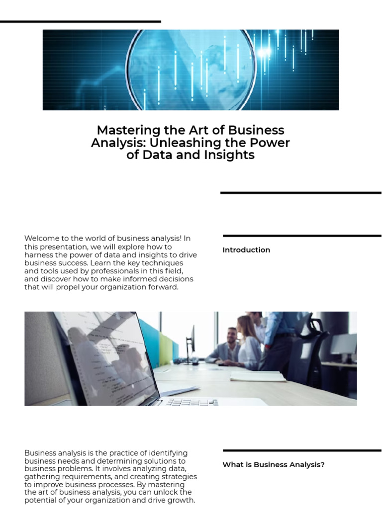 Business Analysis ? | PDF | Business Analysis | Data Science