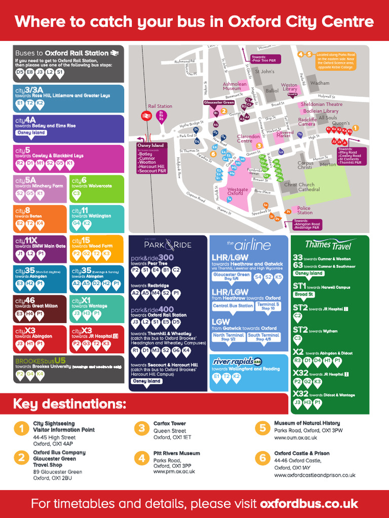 Bus Stops in Oxford City Centre | PDF | Oxford | Chess Openings