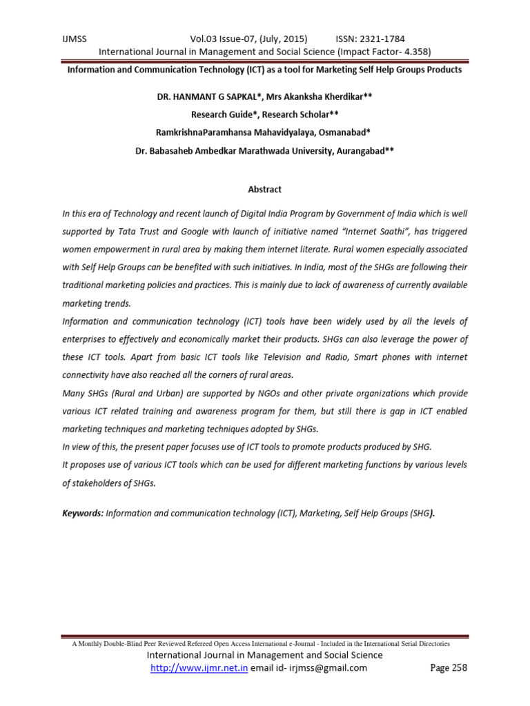 Information and Communication Technology | PDF