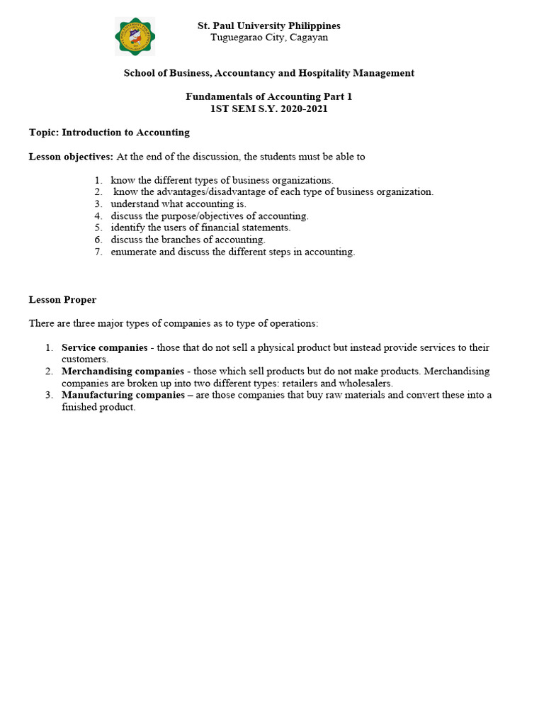 Introduction To Accounting | PDF | Debits And Credits | Partnership