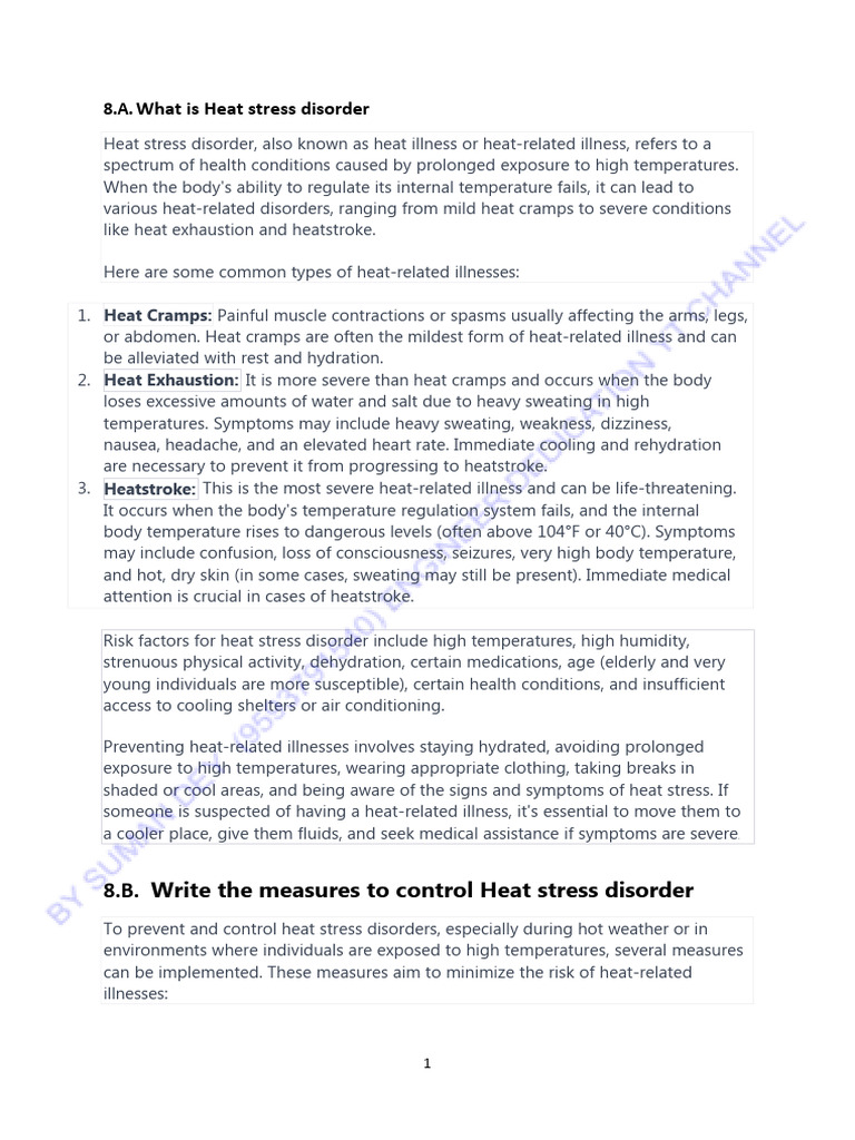 Model Question Long Question Answer-Semc 2024 | PDF | Hyperthermia ...