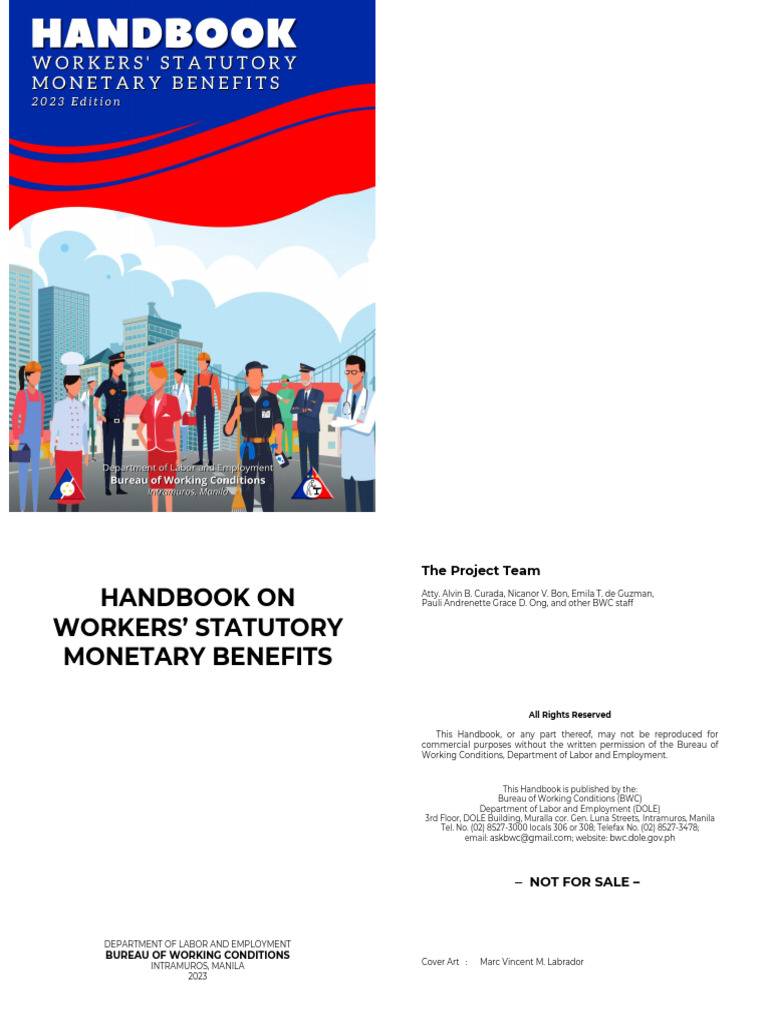 Handbook Workers Statutory Benefits | PDF | Metro Manila | Employment