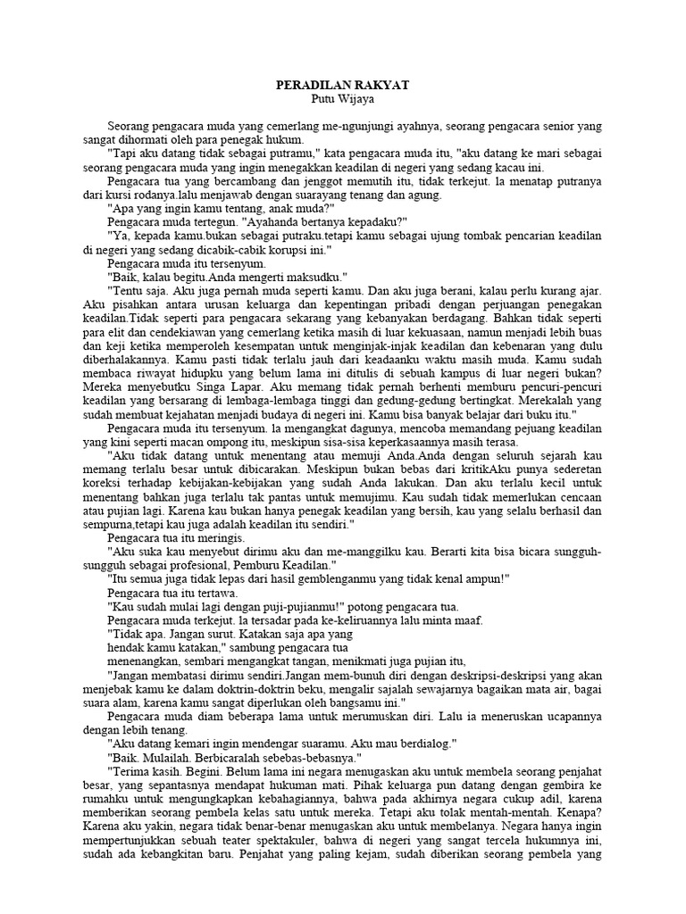 Kumpulan Cerpen | PDF