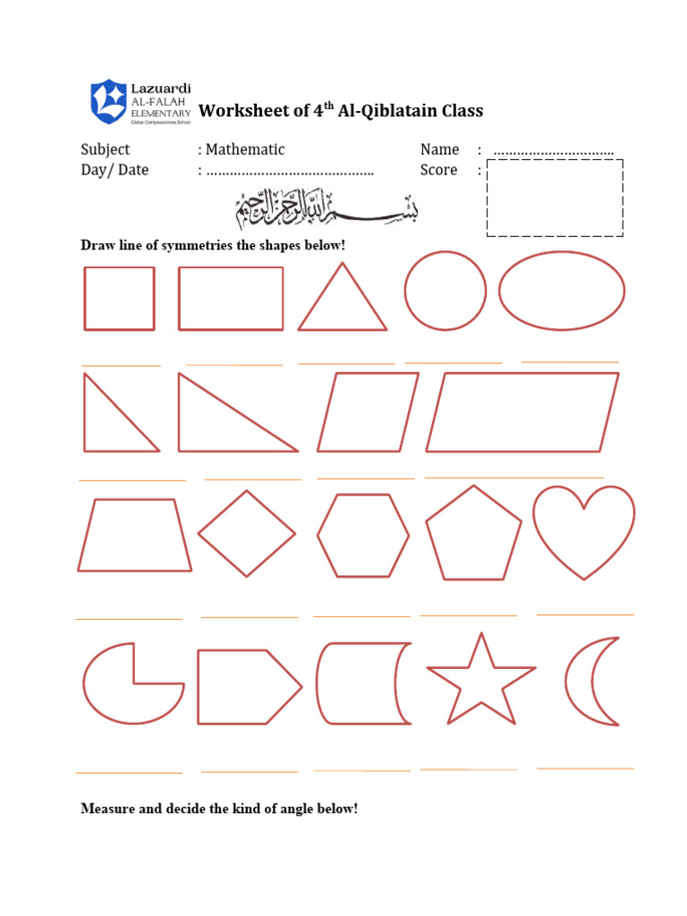 Math - Bangun Datar Dan Simetris | PDF