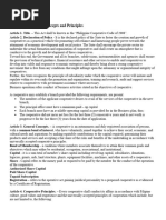 RA 9520 Phil Cooperative Code of 2008 | PDF | Virtue | Public Sphere