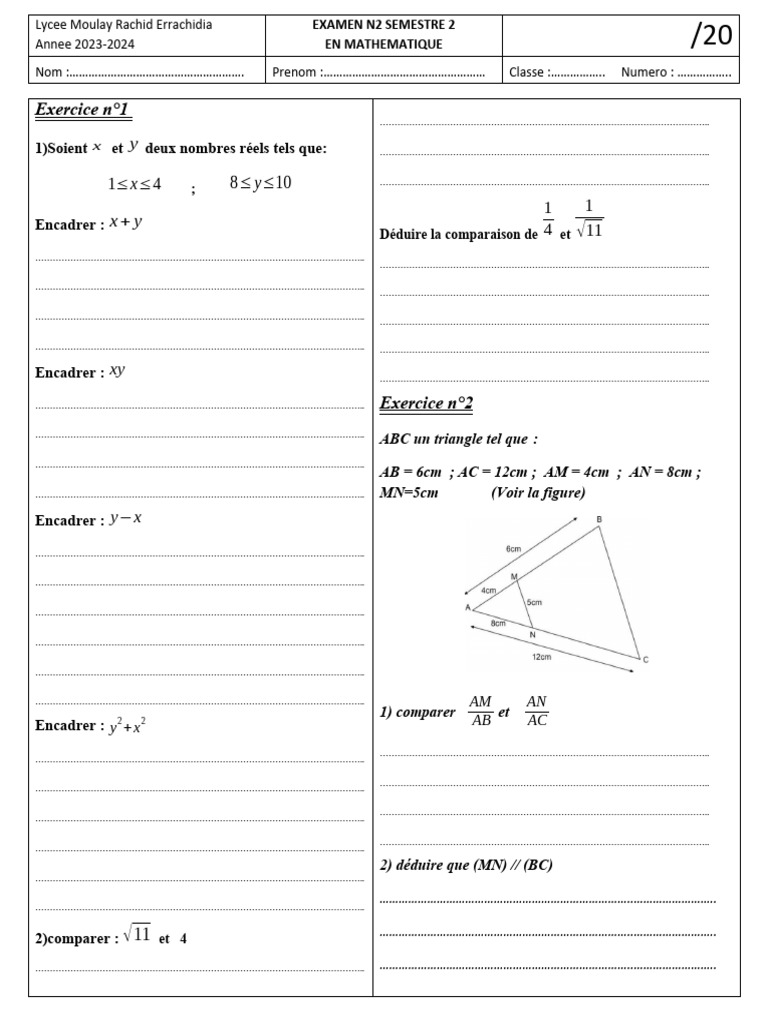 Exercice n1 | PDF