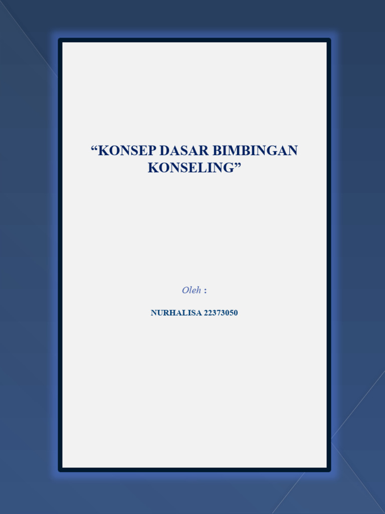Bimbingan Konseling | PDF