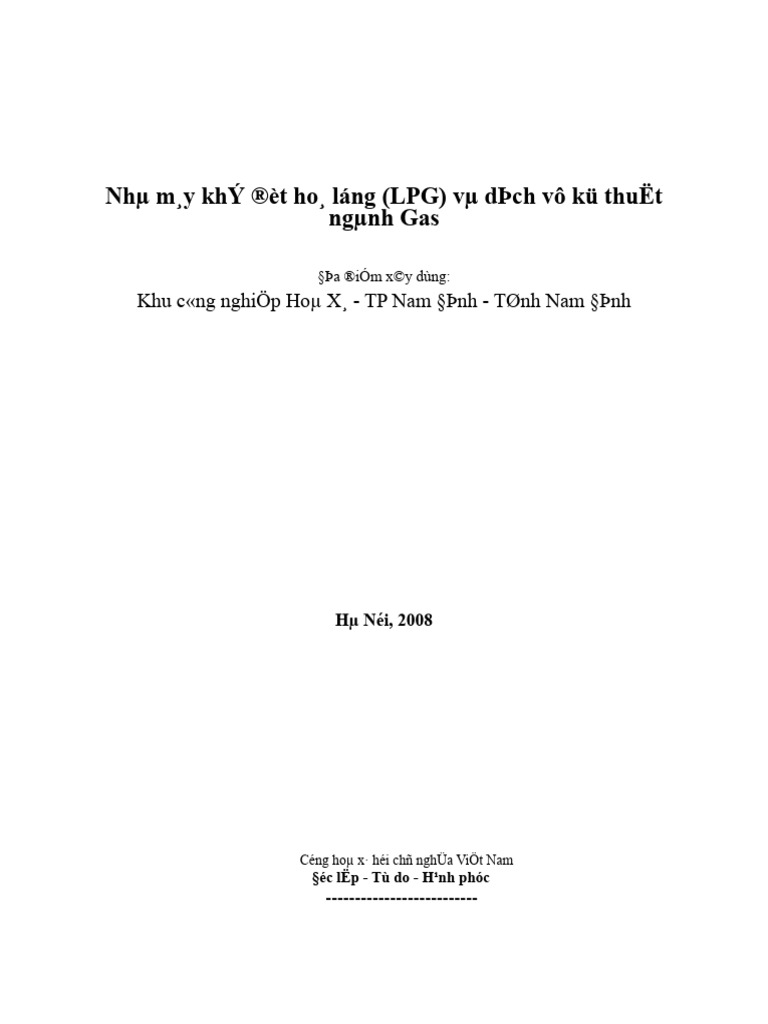 NMcokhihoalong Nam Dinh | PDF