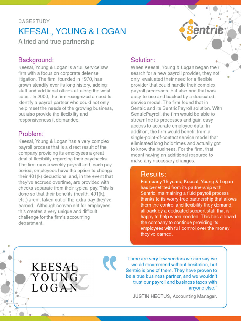 Keesal Young Logan - FINAL | PDF | Payroll | Economies