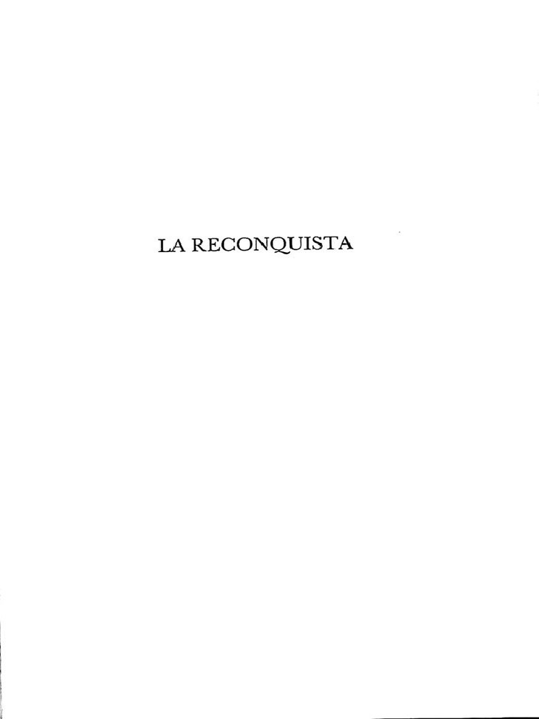 GARCÍA FITZ - La Reconquista | PDF