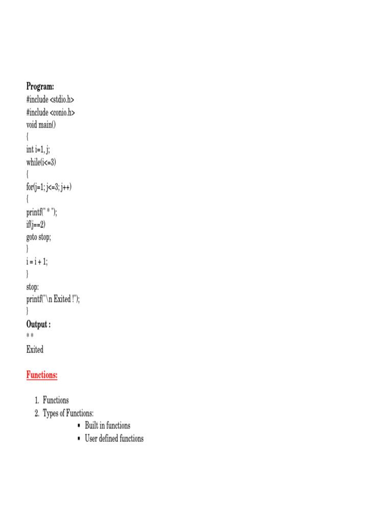 FUNCTIONS&ARRAYS | PDF | Parameter (Computer Programming) | Function (Mathematics)