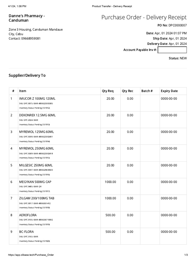 Generic Po Canduman | PDF | Marketing | Production And Manufacturing