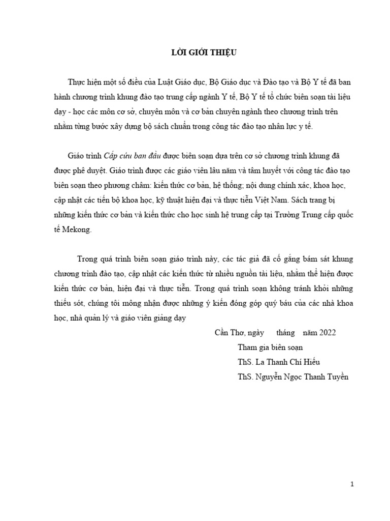 Giáo Trình | PDF