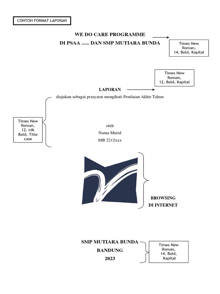 Format Laporan WDC 2023 | PDF