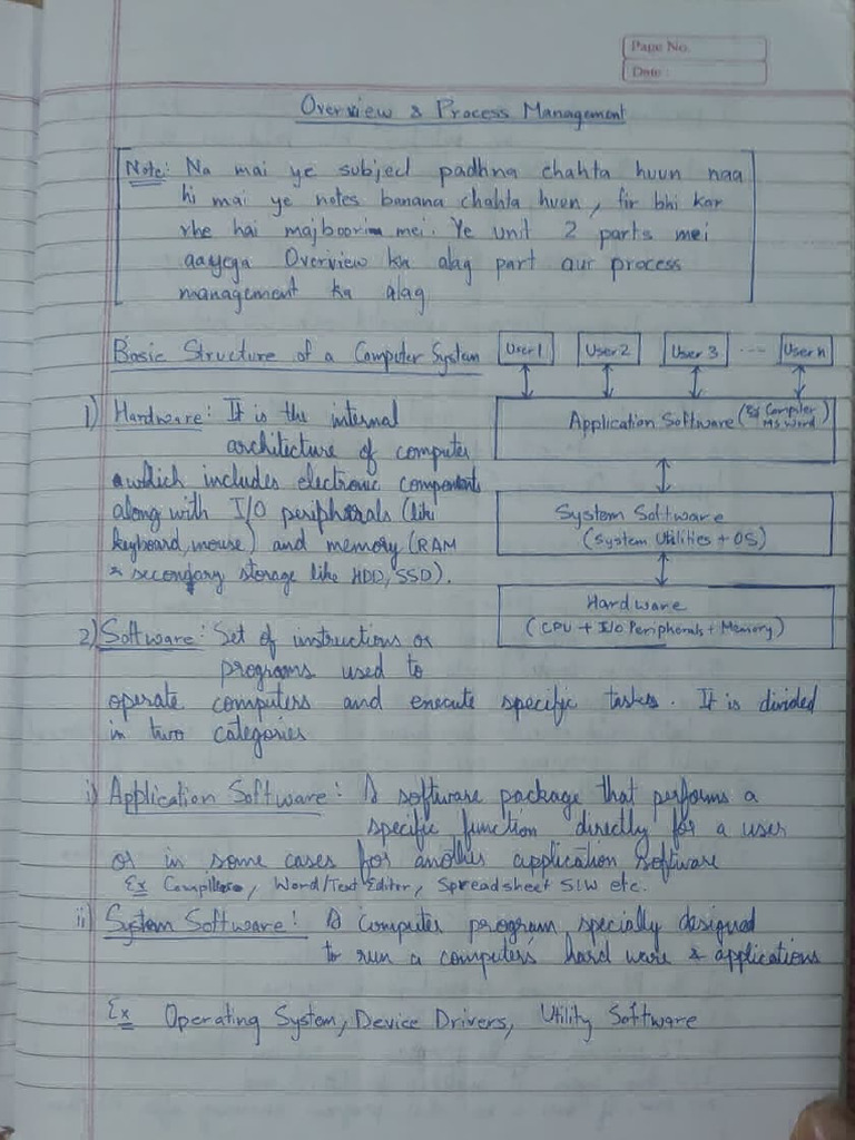 Unit 1 Part 1 Overview | PDF | Operating System Families | System Software