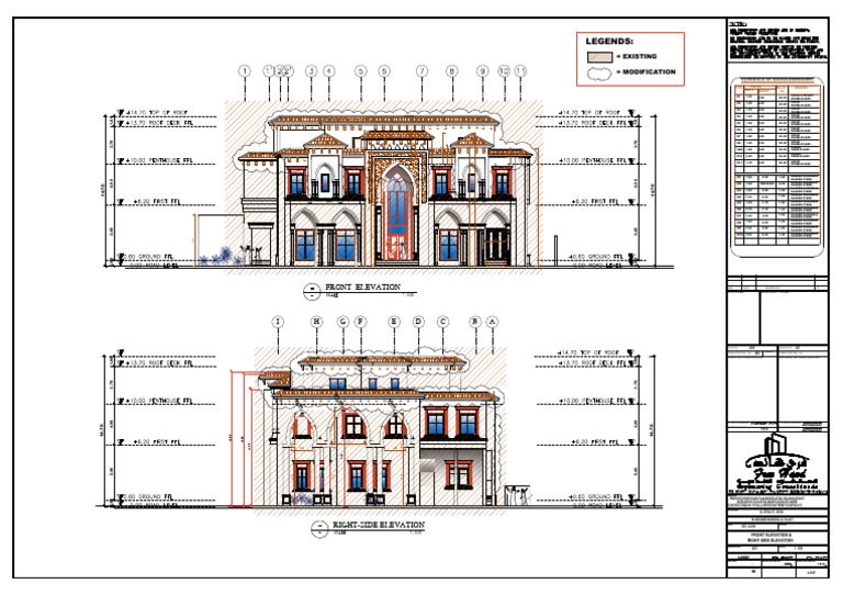 Front & Right Side Elevation | PDF