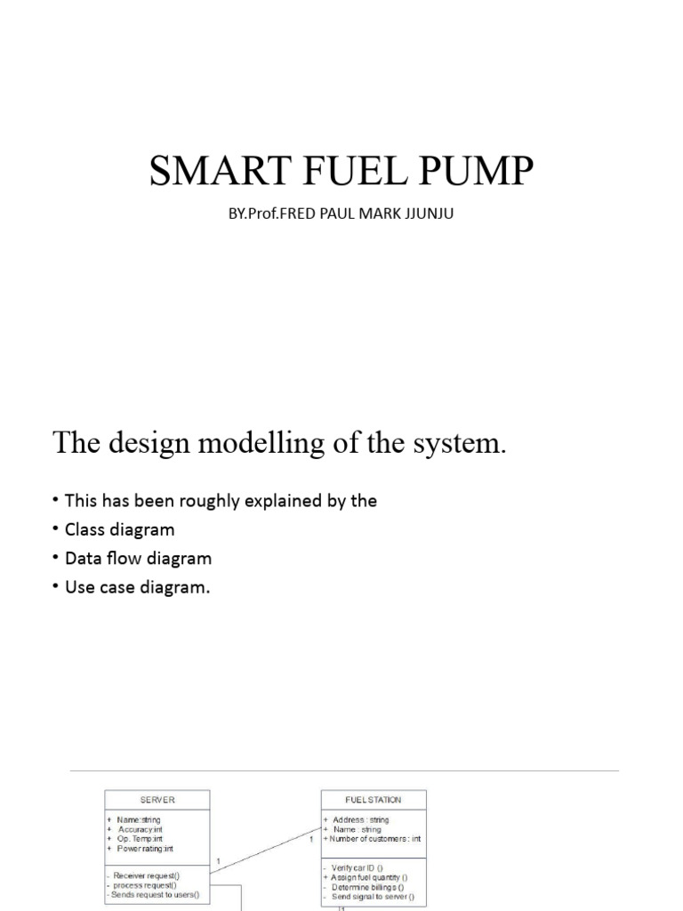 Smart Fuel Pump System Design Overview | PDF