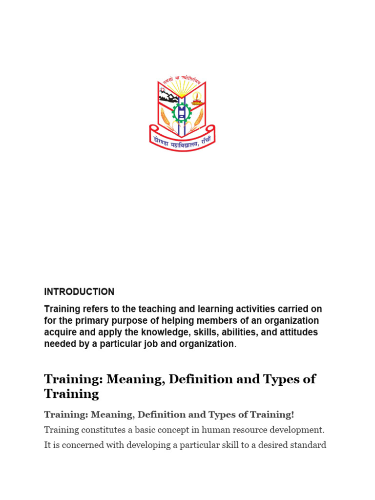 Comprehensive Guide to Employee Training | PDF | Mentorship | Learning
