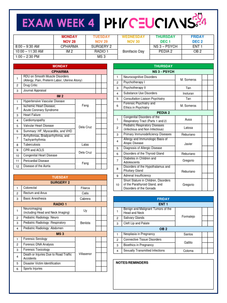 Exam Week 4 | PDF | Heart | Medical Specialties